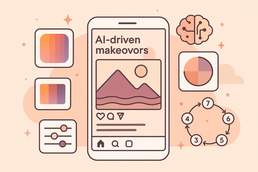 AI Instagram Makeover: 7-Step Guide to Elevate Your Feed Aesthetics